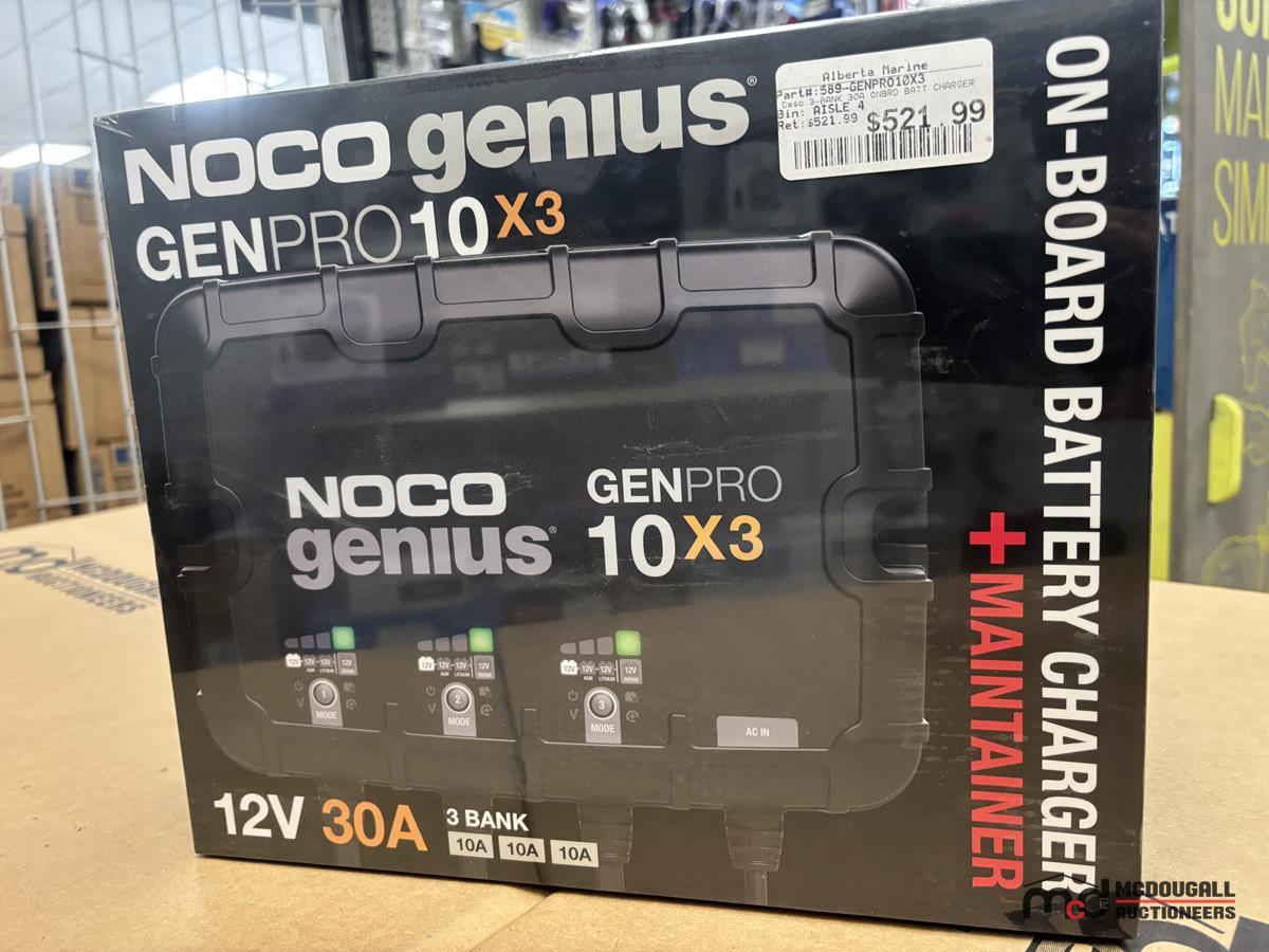 Noco Genius Gen Pro 10x3 Onboard Battery Charger & Maintainer
